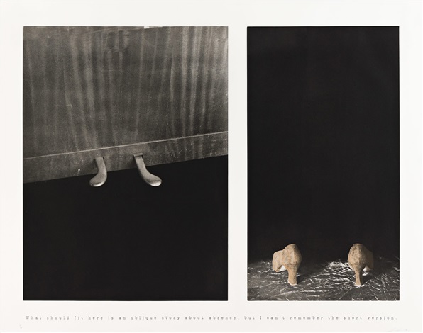 Untitled What Should Fit Here Is An Oblique Story.... by Lorna Simpson ...